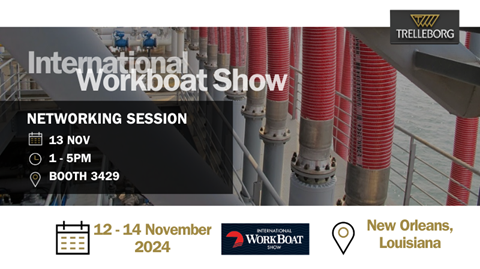 2024 International Workboat Show | Trelleborg Marine & Infrastructure