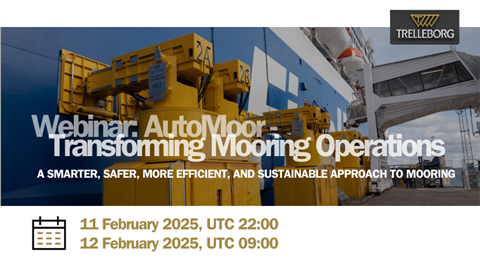 AutoMoor Webinar Transforming Mooring Operations | Trelleborg Marine ...