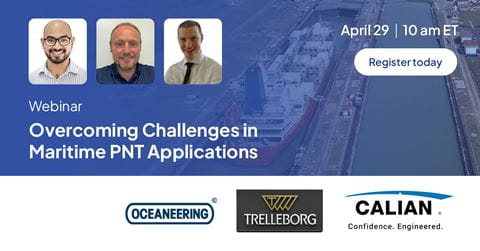 Maritime PNT Applications Webinar | Trelleborg Marine & Infrastructure