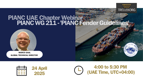 PIANC UAE Chapter Webinar on PIANC WG 211 | Trelleborg Marine ...