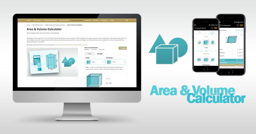 Updated Area & Volume Calculator