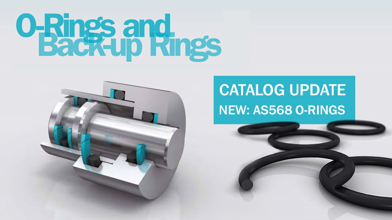 O-Rings and Back-up Rings Catalog Updated with AS568|TSS
