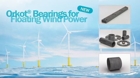 Orkot Bearings for Floating Wind Power | Trelleborg Sealing Solutions
