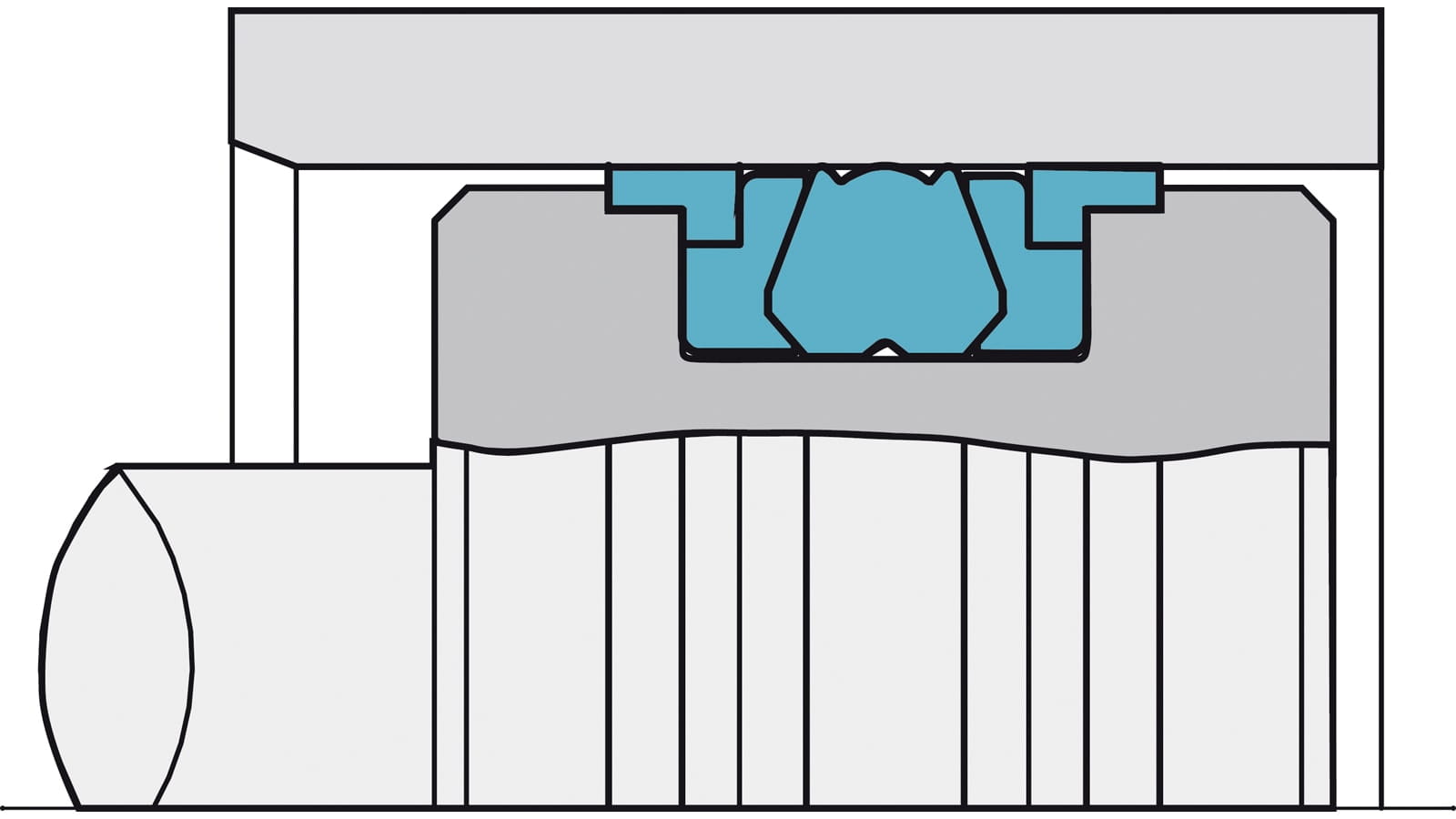 液压活塞密封,活塞密封,液压活塞环 - 特瑞堡