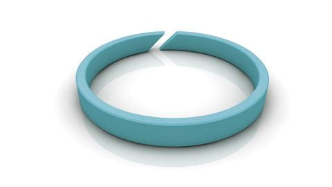 Pneumatic Wear Ring for Pistons and Rods | Trelleborg