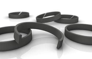 Turcite® Slydring® | Hydraulic Wear Rings | Trelleborg