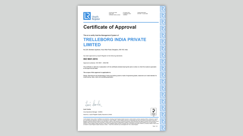 Trelleborg India Houses 4 Business Functions of Trelleborg Sealing ...